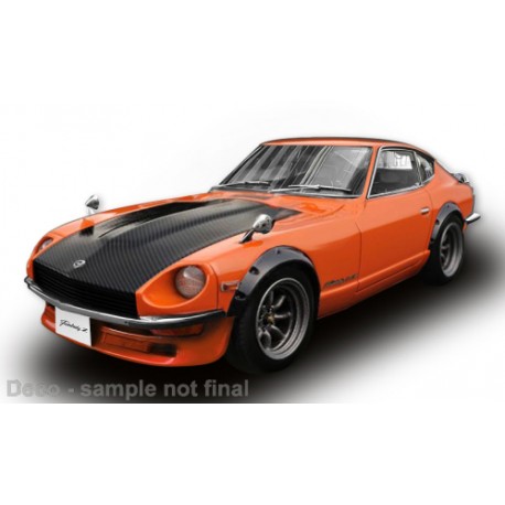 Datsun Fairlady Z S30 RHD 1970 Orange Carbon Sunstar SUN3516R - Miniatures Autos Motos