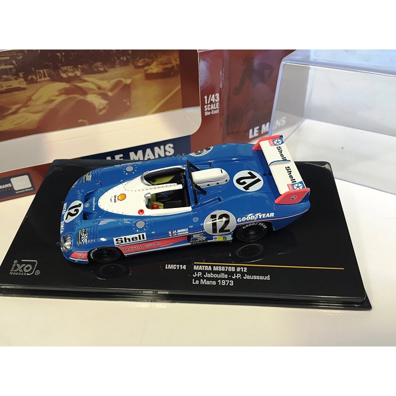 Matra MS 670B 12 24 Heures du Mans 1973 IXO LMC114 - Miniatures Autos Motos