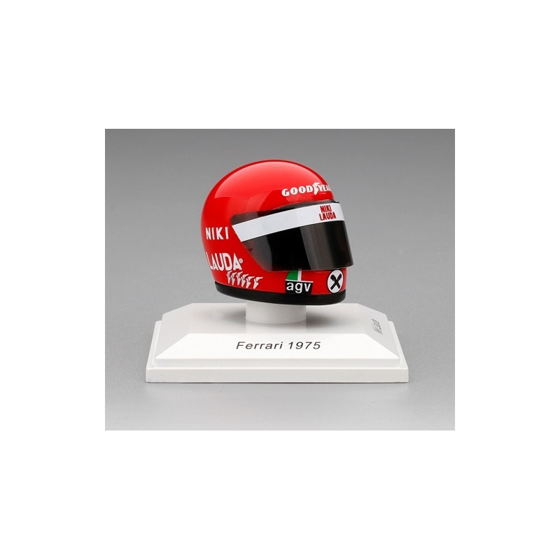 Helmet Niki Lauda F1 Ferrari 1975 1/8 Truescale TSMAC005 - Miniatures ...