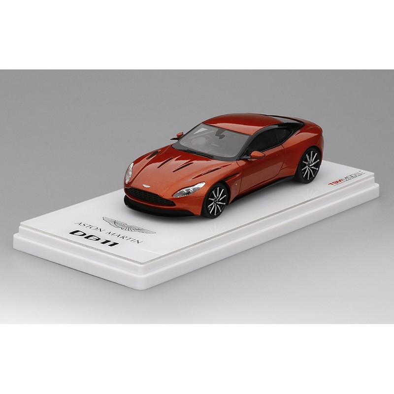 Aston Martin DB11 2017 Orange Truescale TSM430100 - Miniatures Autos Motos