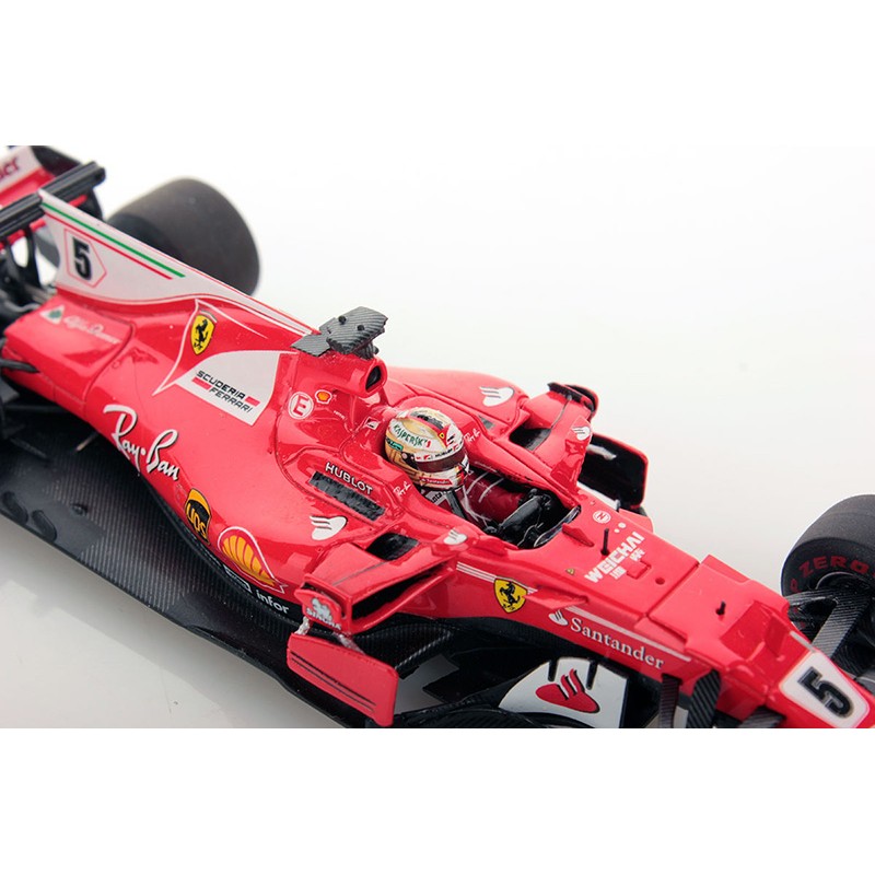 Ferrari SF70-H F1 Winner Monaco 2017 Sebastian Vettel Looksmart LSF109 ...