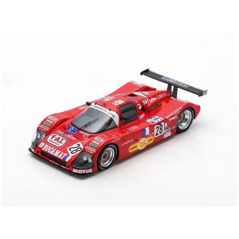 Sauber SHS C6 28 24 Heures du Mans 1993 Spark S4084 - Miniatures Autos ...