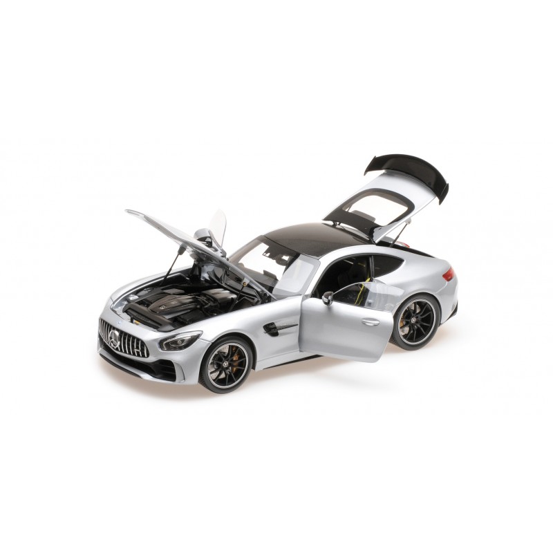 Mercedes AMG GTR Silver 2017 Almost Real ALM820702 - Miniatures Autos Motos