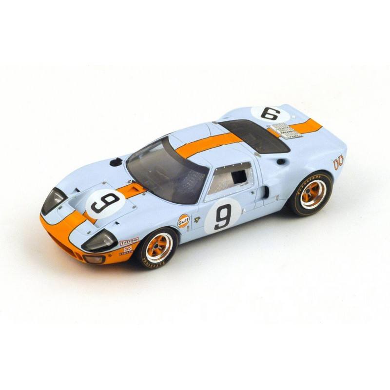 Ford Gt40 9 Winner 24 Heures Du Mans 1968 Spark 43lm68 Miniatures