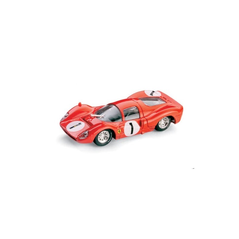 Ferrari 330P3 1 1000km de Spa 1966 Brumm R157 - Miniatures Autos Motos