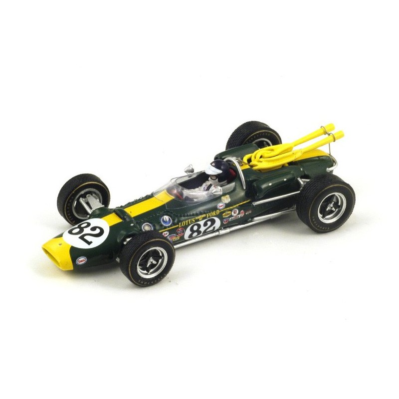 Lotus 38 Indy 500 1965 Jim Clark Spark 43IN65 - Miniatures Autos Motos