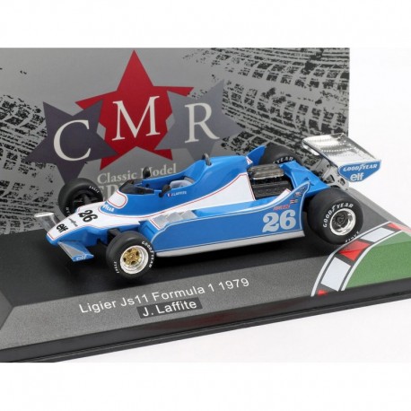 Ligier JS11 26 F1 1979 Jacques Laffitte CMR CMR43F1007 - Miniatures ...