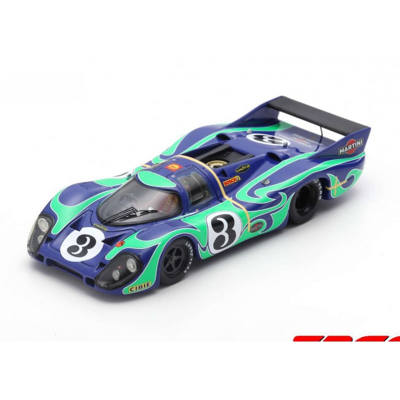 Porsche 917 3 2ème 24 Heures du Mans 1970 Spark S0928 - Miniatures ...