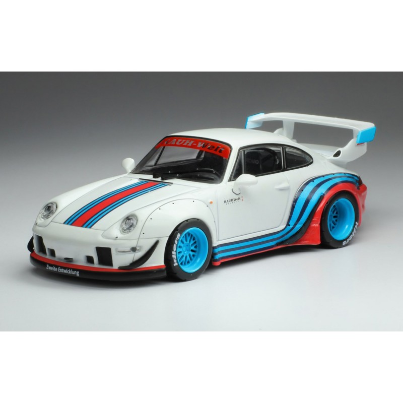 Porsche RWB 993 White Martini IXO MOC209 - Miniatures Autos Motos