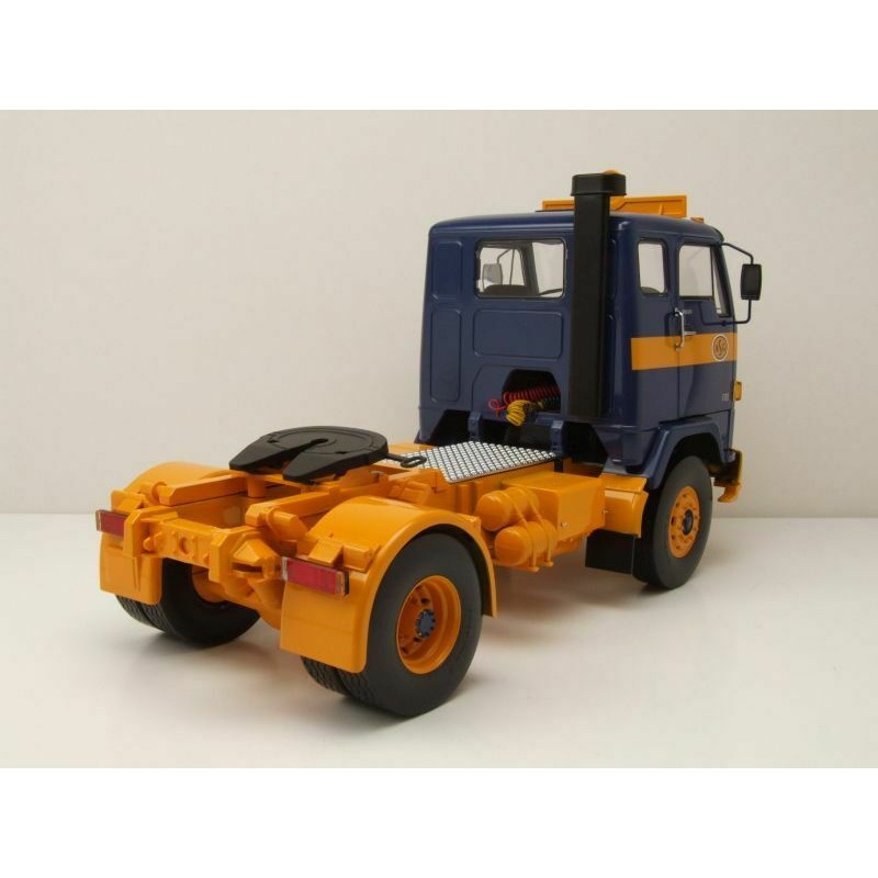 Volvo F88 1971 Dark Blue Yellow MCG MCG18140 - Miniatures Autos Motos
