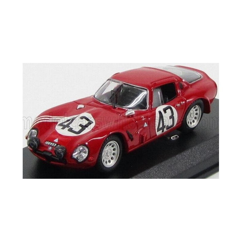 Alfa Romeo TZ2 43 24 Heures du Mans 1965 Best Model 9500 - Miniatures Autos Motos