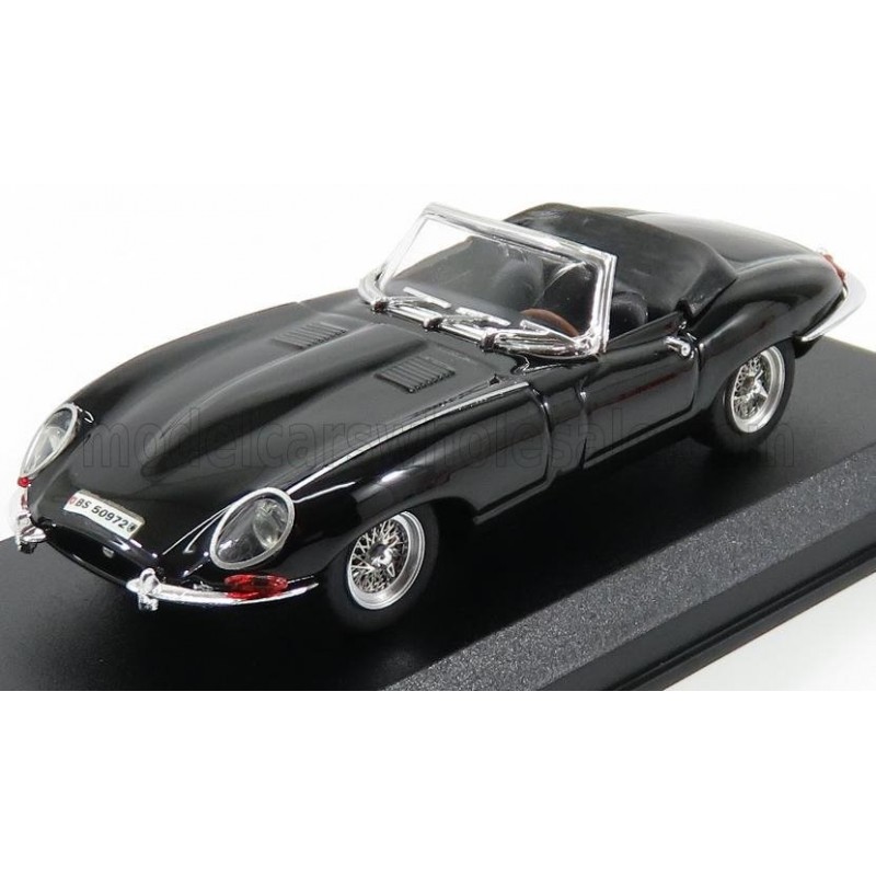 Jaguar E-Type Spider 1961 Black Best Model 9027/N2 - Miniatures Autos Motos