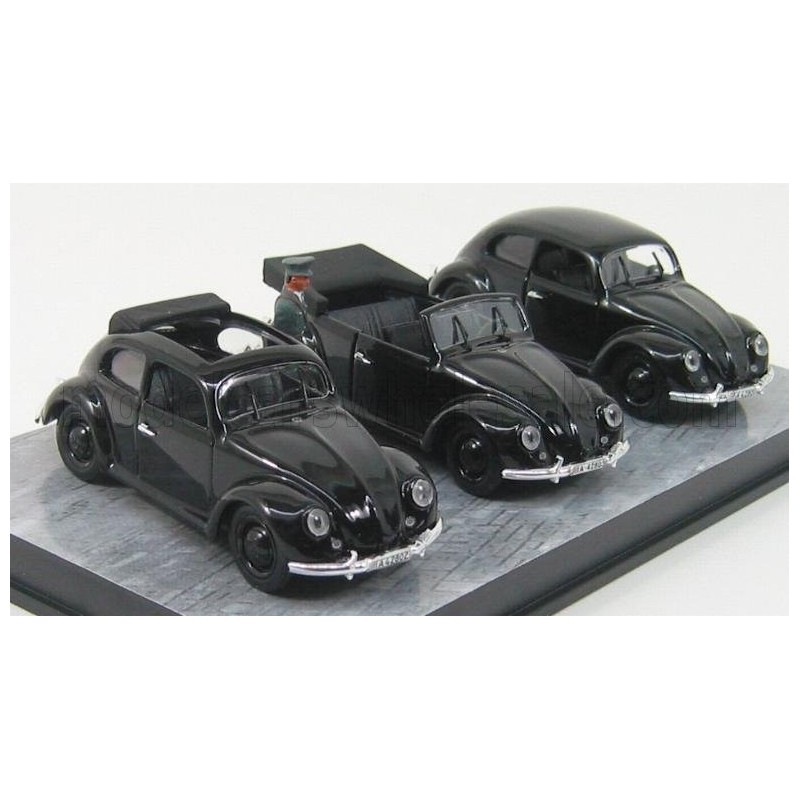 Volkswagen 3 Beetle Official Presentation with Hitler Figures Black Rio ...