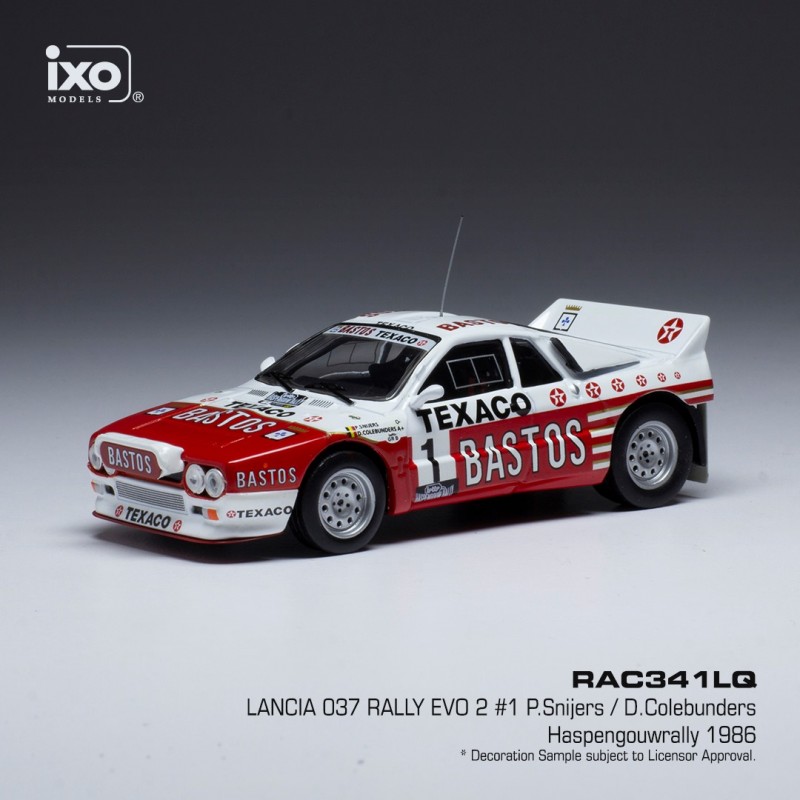 Lancia 037 Evo 2 1 Haspengouw Rally 1986 Snijers - Colebunders IXO ...