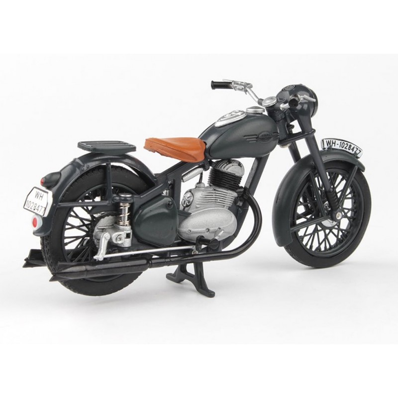 Jawa 250 Perak 1942 Dark Grey Abrex 118M013 - Miniatures Autos Motos