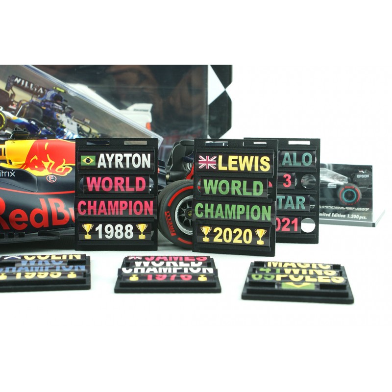 Your custom Pitboard 1/18 Formula 1 - Miniatures Autos Motos