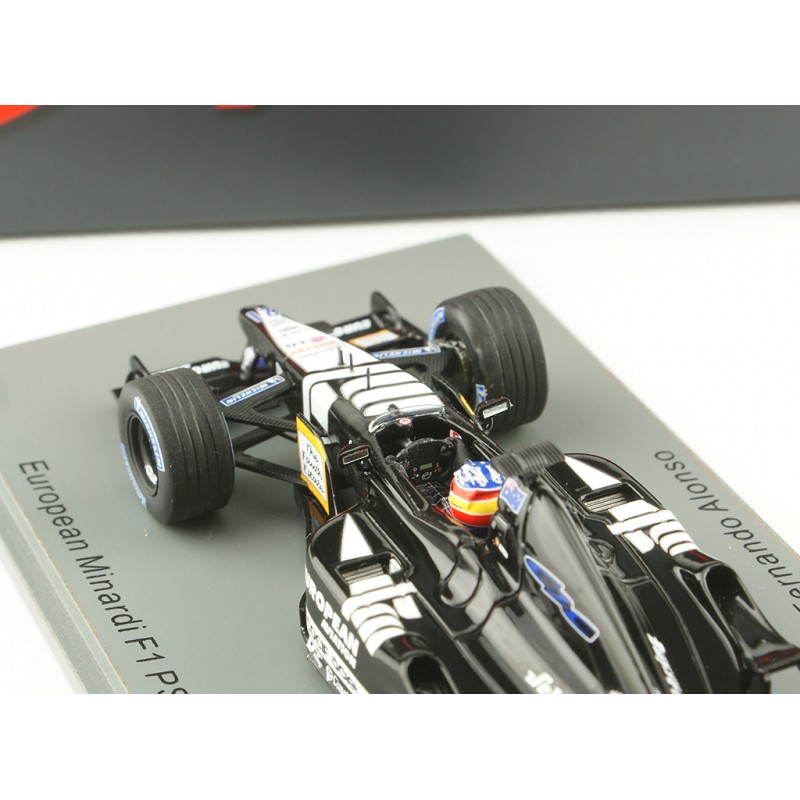 Minardi PS01 F1 2001 Fernando Alonso Spark S4850 - Miniatures Autos Motos