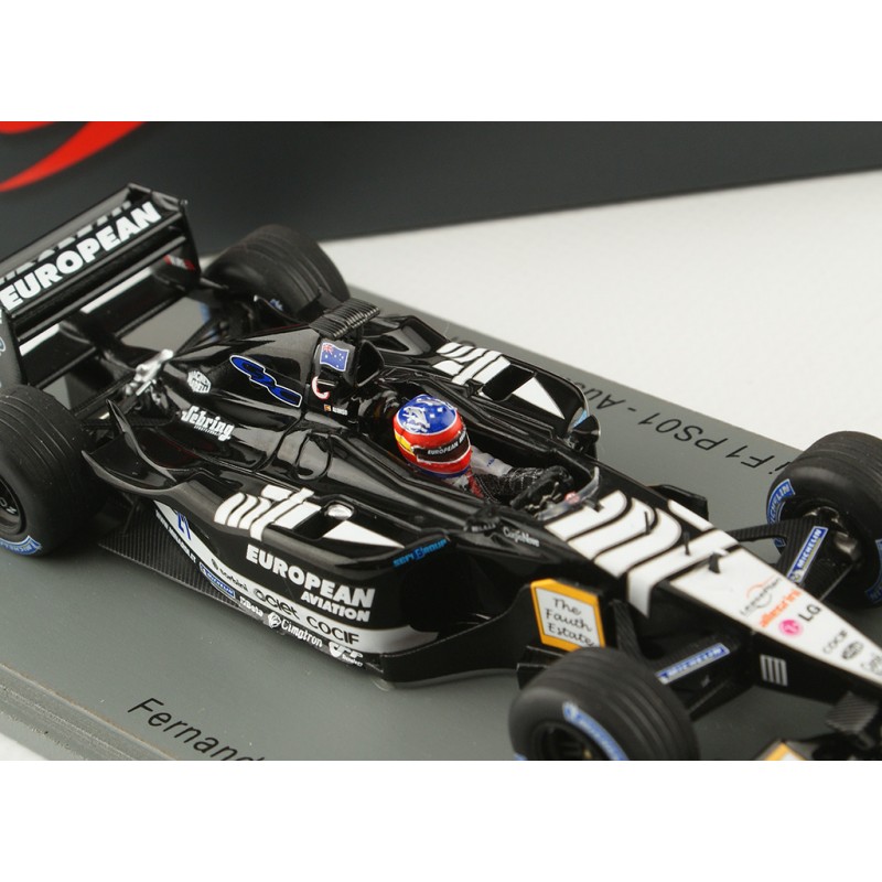 Minardi PS01 F1 2001 Fernando Alonso Spark S4850 - Miniatures Autos Motos