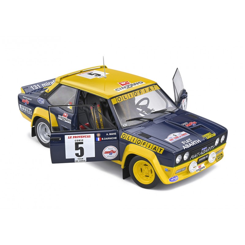 Fiat 131 Abarth 5 Rallye Tour de Corse 1977 Darniche - Mahe Solido ...