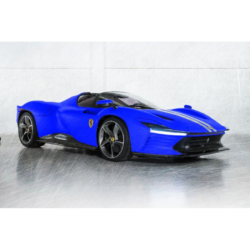 Ferrari Daytona SP3 Open Roof Nuovo Blu Elettrico Looksmart LS535SPF ...