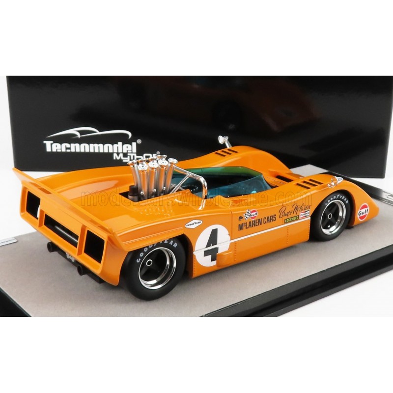 McLaren M8A 4 Winner Can-Am Riverside 1968 Bruce McLaren Tecnomodel TM18-252A - Miniatures Autos ...