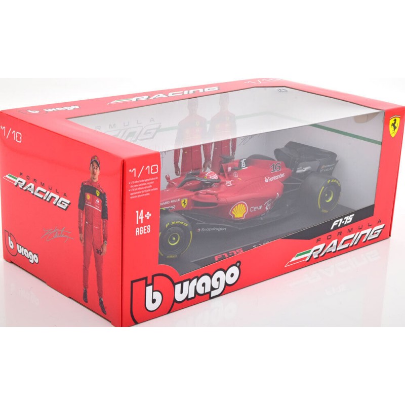 Ferrari SF22 16 F1 2022 Charles Leclerc Bburago BBU18-16811L ...