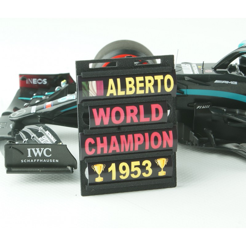 Pitboard 1/18 Formule 1 PBAA02 - Miniatures Autos Motos