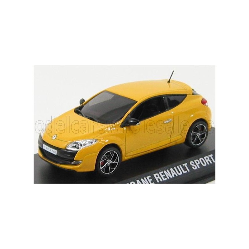 Renault Megane RS 2009 Yellow Norev 517710 - Miniatures Autos Motos