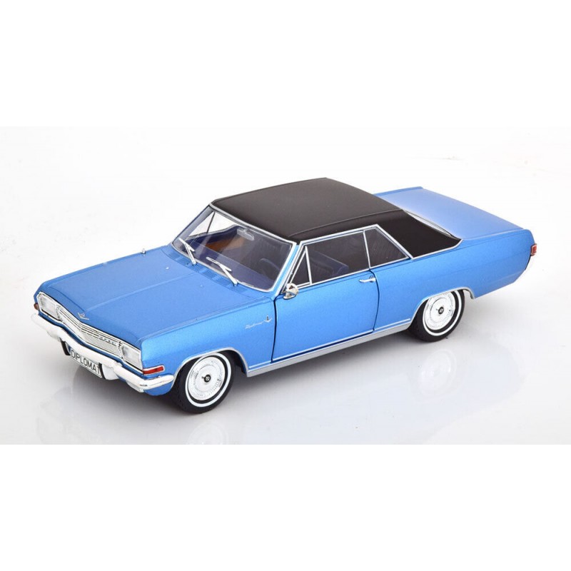 Opel Diplomat A V8 Coupé 1965 Blue Black Metallic WhiteBox WB124137O ...