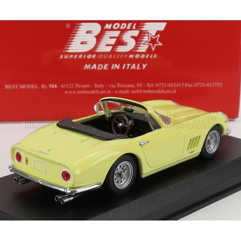 Ferrari 275 GTB/4 NART Spider 1967 Yellow Best Model BEST9824 ...