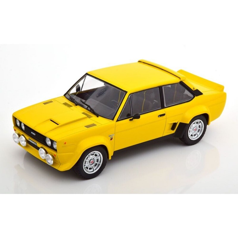 Fiat 131 Abarth 1980 Yellow IXO 18CMC128 - Miniatures Autos Motos