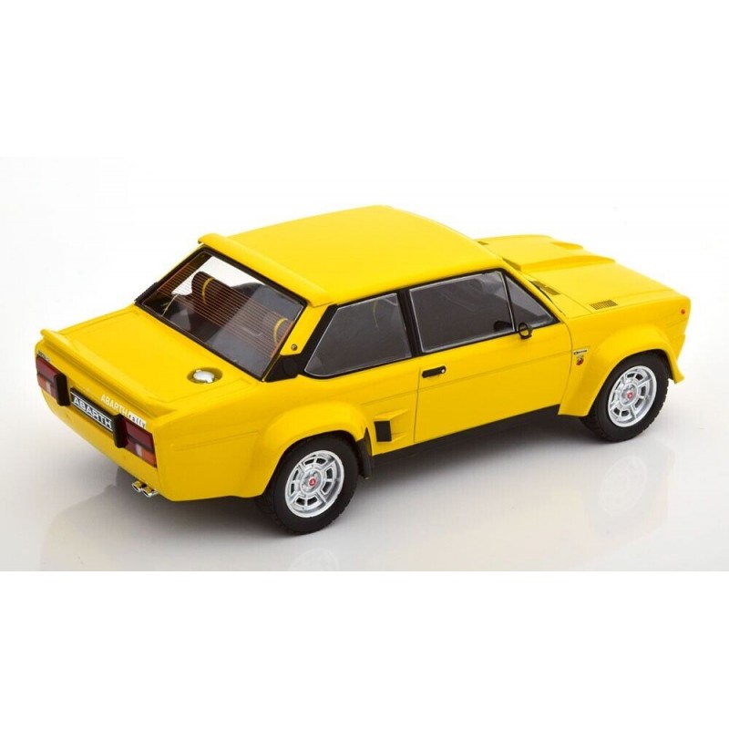 Fiat 131 Abarth 1980 Yellow IXO 18CMC128 - Miniatures Autos Motos
