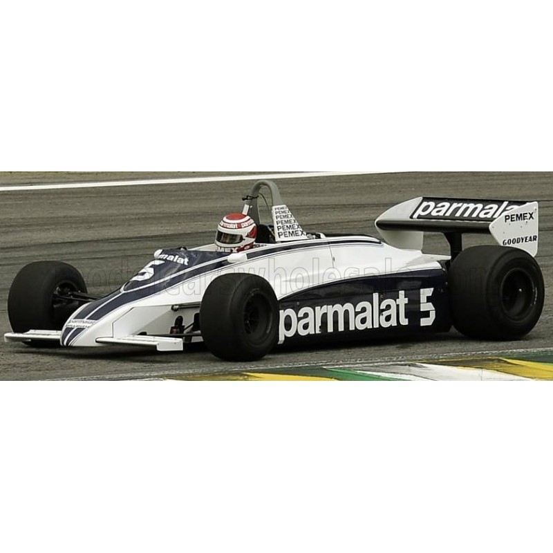 Brabham BT49C with pilot 5 Nelson Piquet F1 Winner Allemagne 1981 GP ...