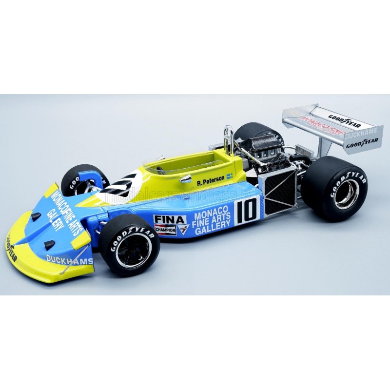 March 761 10 Ronnie Peterson F1 Monaco 1976 Tecnomodel TM18-222C - Miniatures Autos Motos