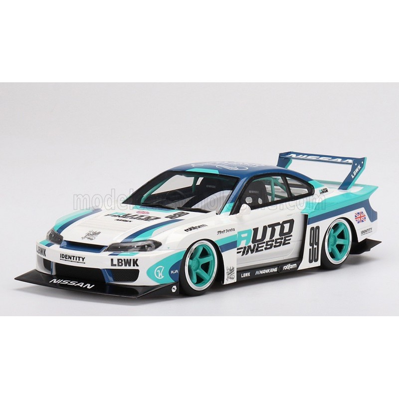 Nissan S15 Silvia LB-Super Silhouette Auto Finesse n99 White Blue ...