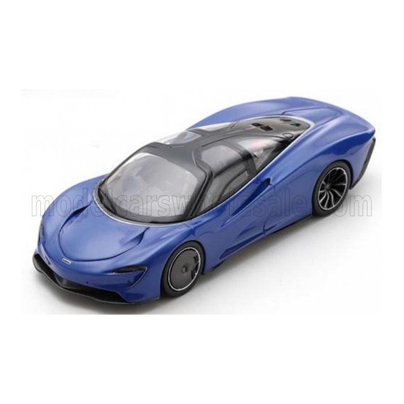 McLaren Speedtail 2020 Blue Schuco 450928800 - Miniatures Autos Motos