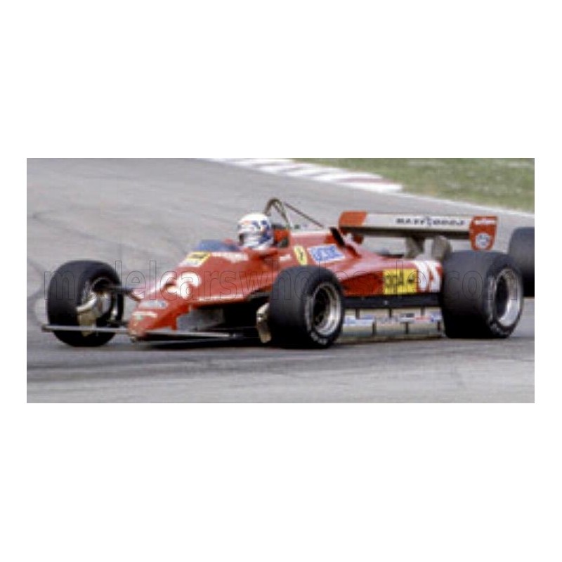Ferrari 126C2 Twin Rear Spoiler 27 Gilles Villeneuve F1 Long Beach 1982 GP Replicas GP12-10EWD ...