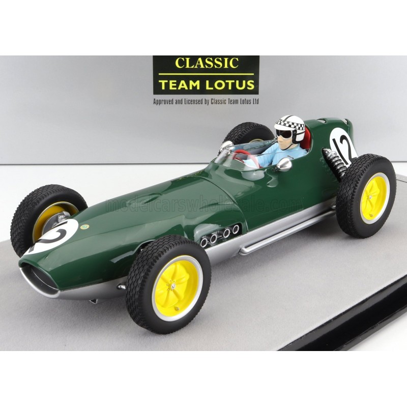 Lotus 16 with pilot 12 Innes Ireland F1 Pays bas 1959 Tecnomodel TMD18 ...