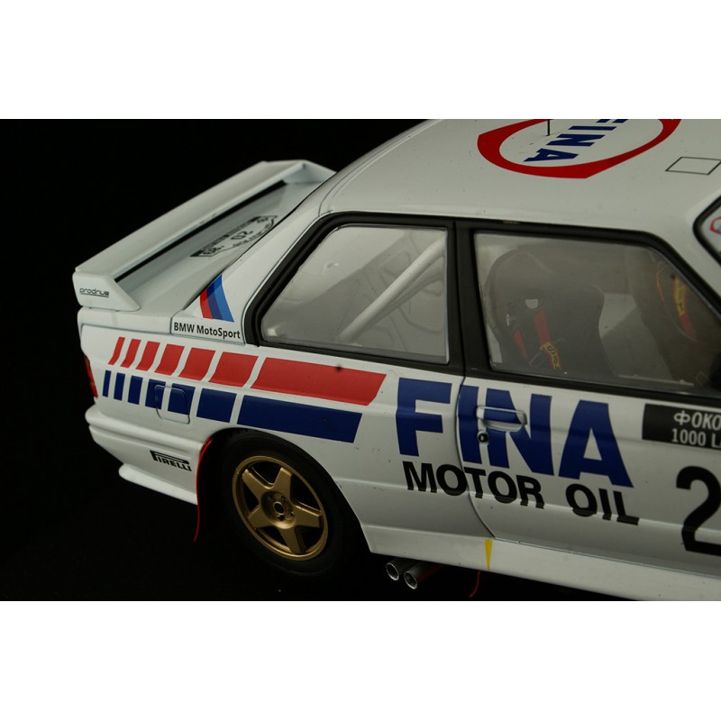 BMW M3 E30 20 Rallye des 1000 Lacs 1989 Duez - Lopes IXO 18RMC132 - Miniatures Autos Motos