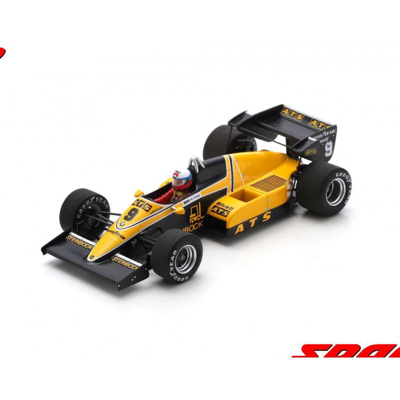 ATS D6 9 Manfred Winkelhock F1 Europe 1983 Spark S3922 - Miniatures Autos Motos