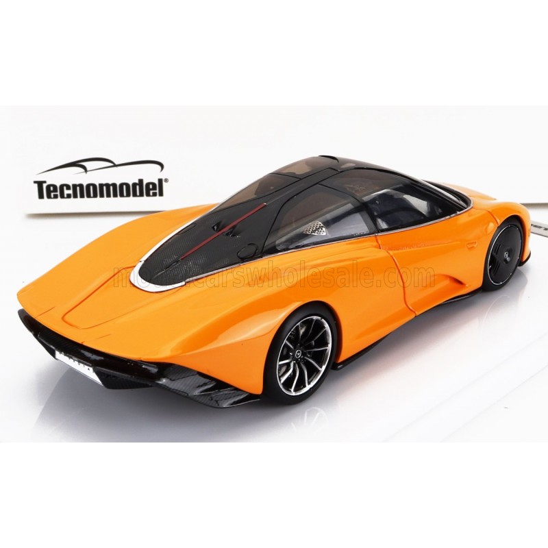 McLaren Speedtail 2020 Papaya Orange Tecnomodel T43-EX10F - Miniatures ...