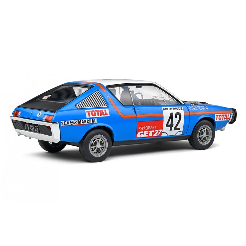 Renault R17 MK1 42 Rallye Abidjan Nice 1976 Solido S1803706 ...
