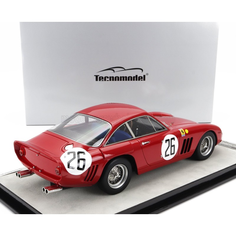 Ferrari 250 GTO 26 24 Heures du Mans 1963 Tecnomodel TM18-090G - Miniatures Autos Motos