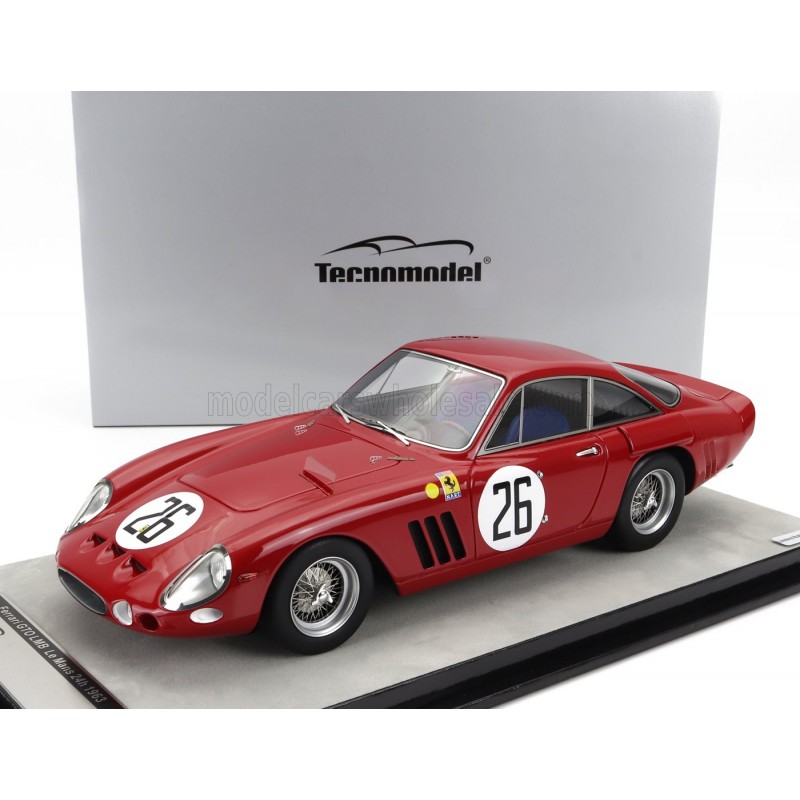 Ferrari 250 GTO 26 24 Heures du Mans 1963 Tecnomodel TM18-090G - Miniatures Autos Motos